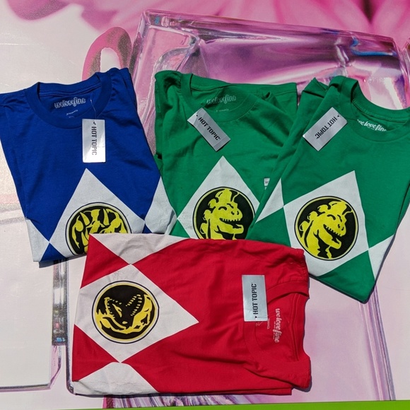 Hot Topic | Tops | Four Nwt Hot Topic Power Ranger Tshirts | Poshmark